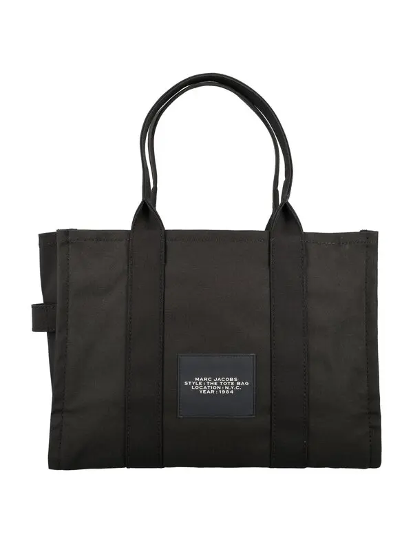 Marc Jacobs Canvas Large Tote Bag - Black