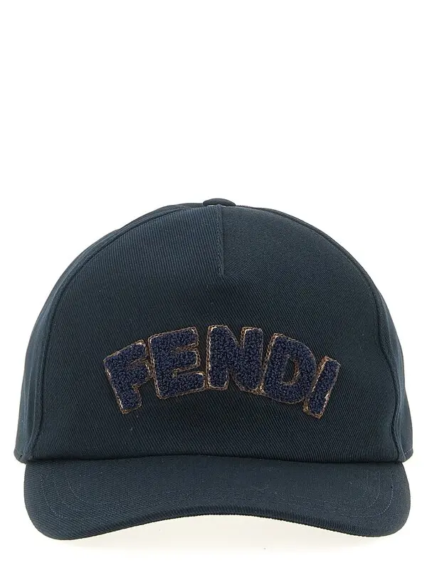Fendi Patch Cap - Blue