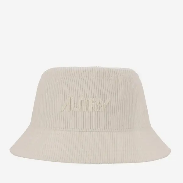 AUTRY Logo Bucket Hat - White
