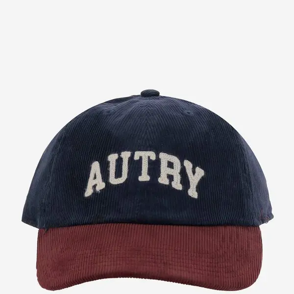 AUTRY Velvet Baseball Cap - Red