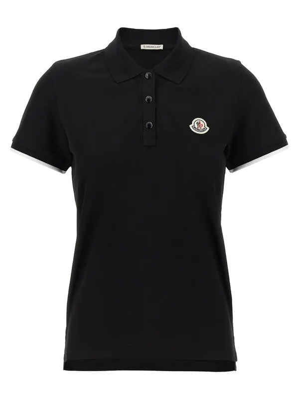 Moncler Logo Patch Polo Shirt