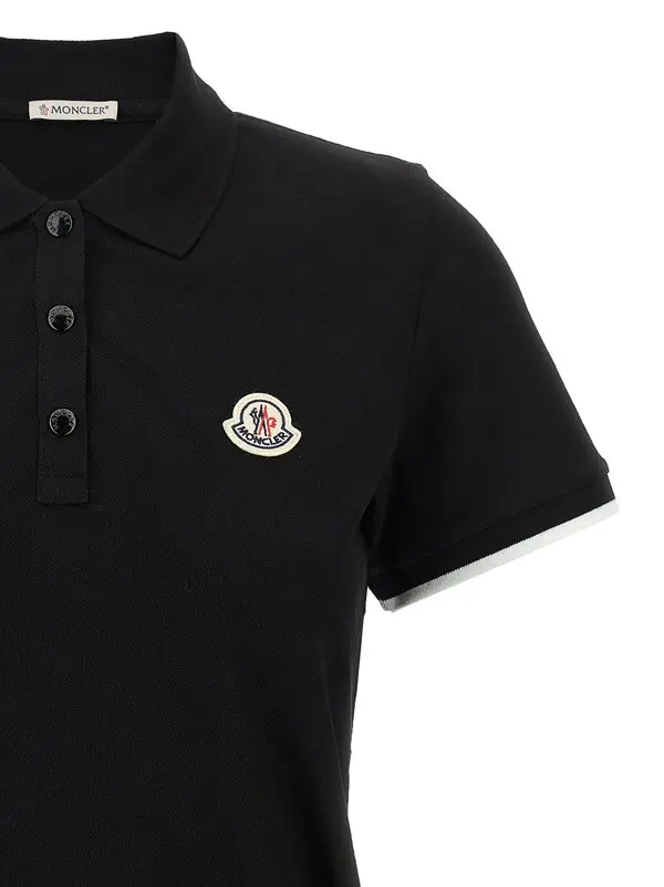 Moncler Logo Patch Polo Shirt