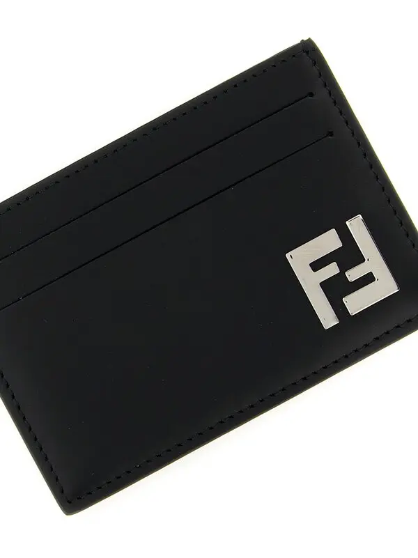 Fendi Slim Squared Ff' Card Holder