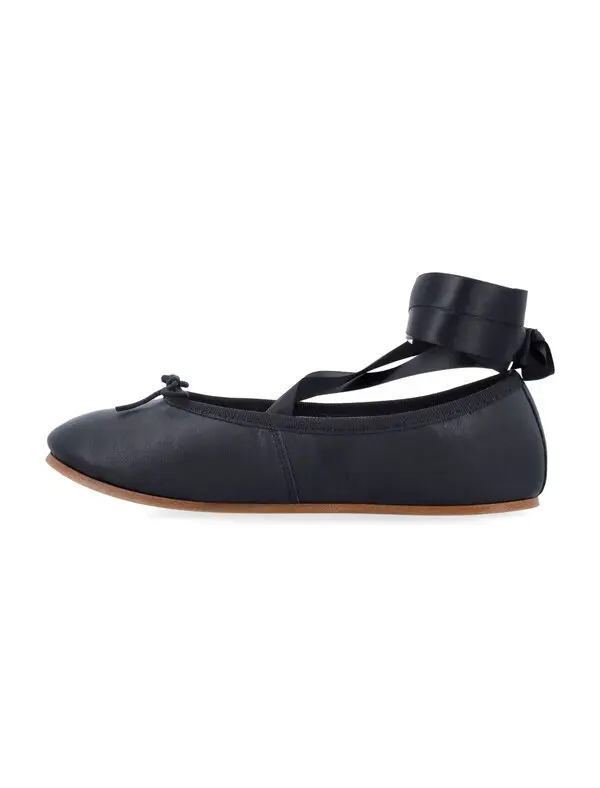 Repetto Ballerina Flats With Tie Fastening