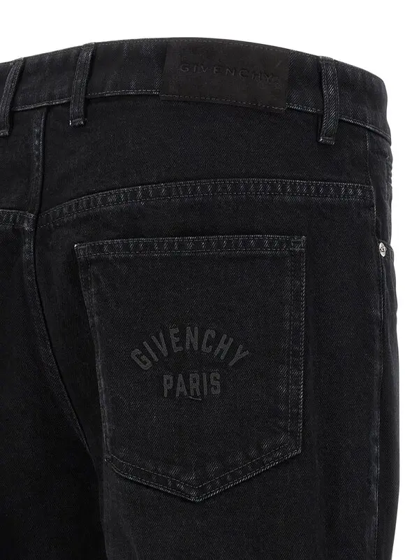 Givenchy Straight Leg Cotton Denim Jeans