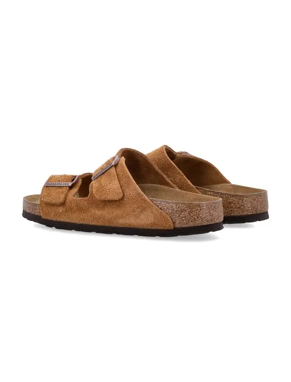 BIRKENSTOCK Arizona Suede Sandals - Mink