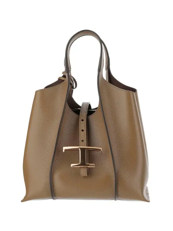 TOD'S Mini Leather Shopping Bag