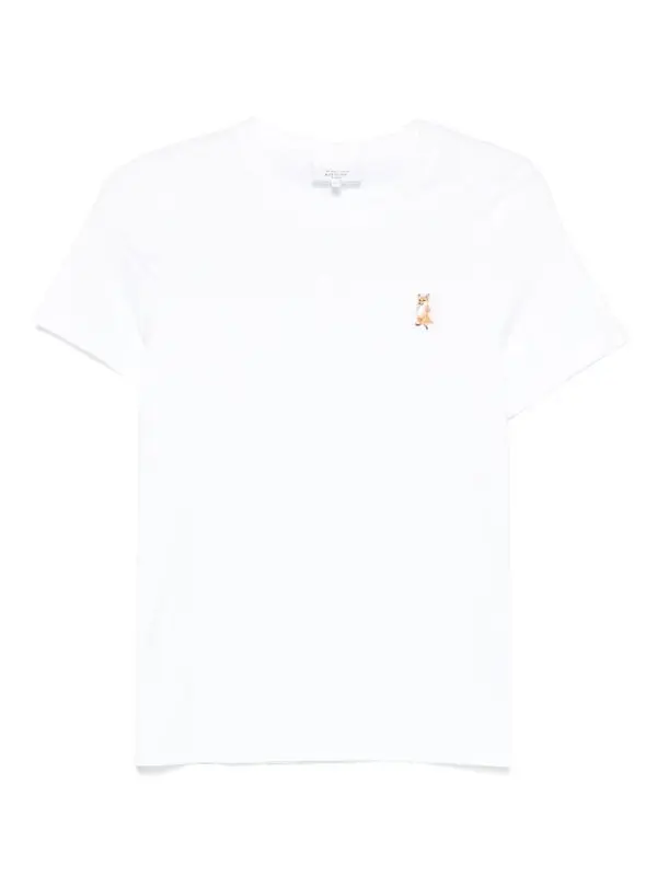 Maison Kitsuné Lady Fox Cotton T-shirt - White
