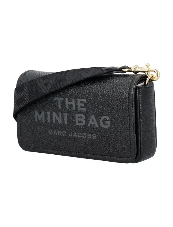 Marc Jacobs Full Grain Leather Mini Bag - Black