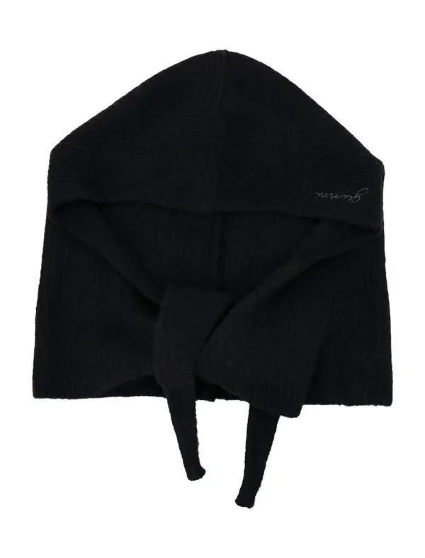 GANNI Wool Balaclava - Black