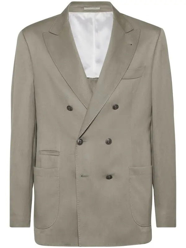 Brunello Cucinelli Silk And Linen Jacket