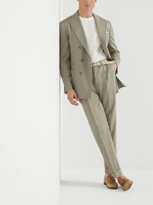 Brunello Cucinelli Silk And Linen Jacket