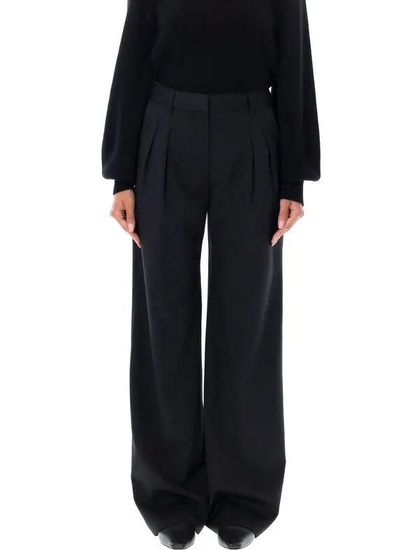 LOULOU High-waisted Wide-leg Trousers
