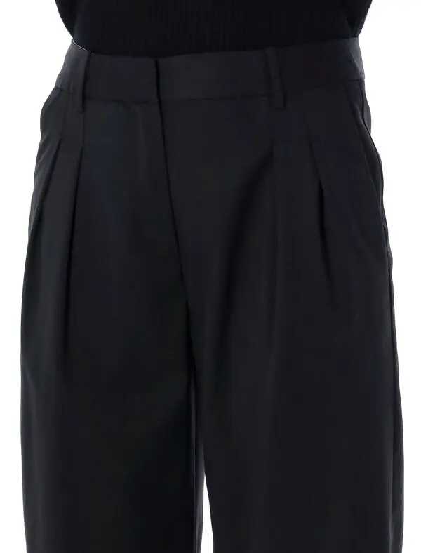 LOULOU High-waisted Wide-leg Trousers