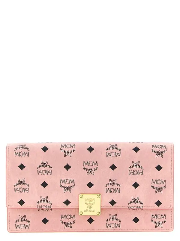 Mcm Aren' Wallet On Chain - Pink