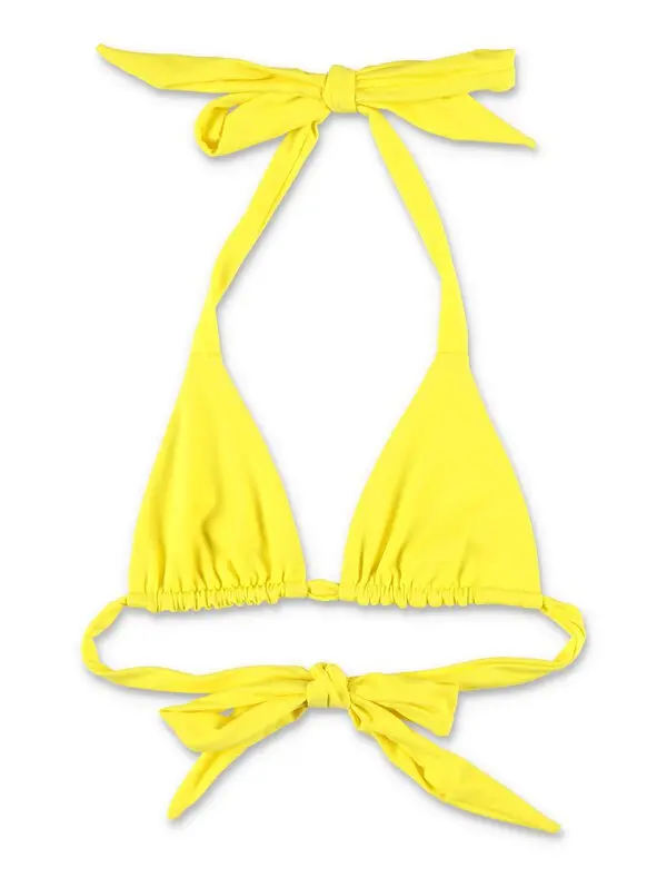 LET'S SWIM Sea Clothing Bikini Top - Yellow