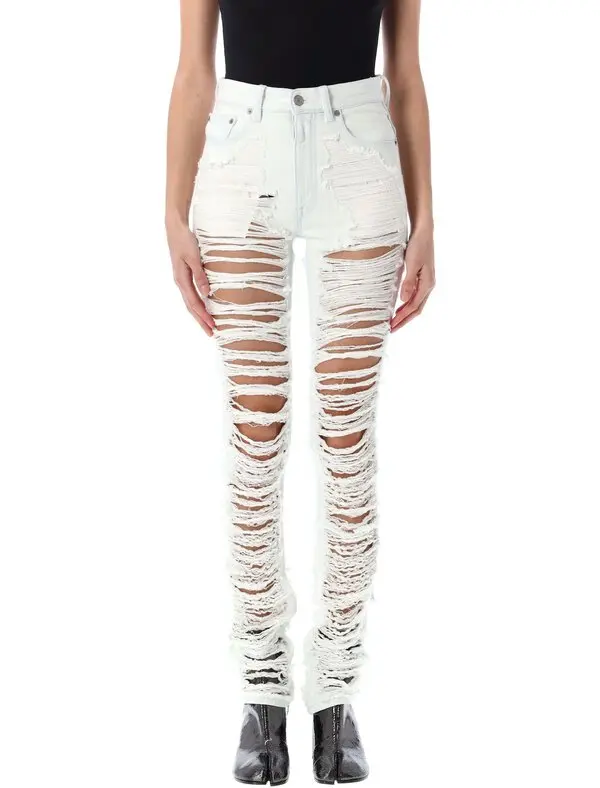 MAISON MARGIELA Ripped Straight Jeans