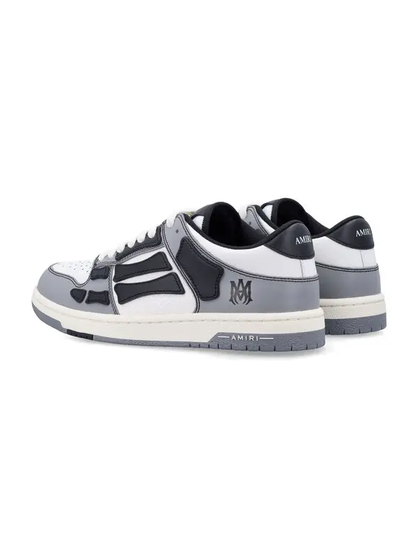 Amiri Varsity Skel Top Low Sneakers - Black