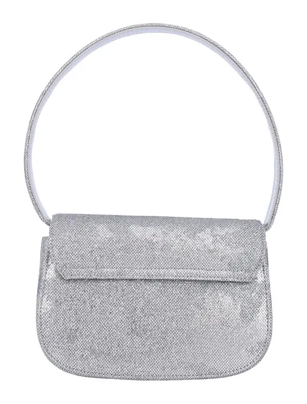 Diesel® 1dr Leather Shoulder Bag - Silver - 34% Off | Editorialist