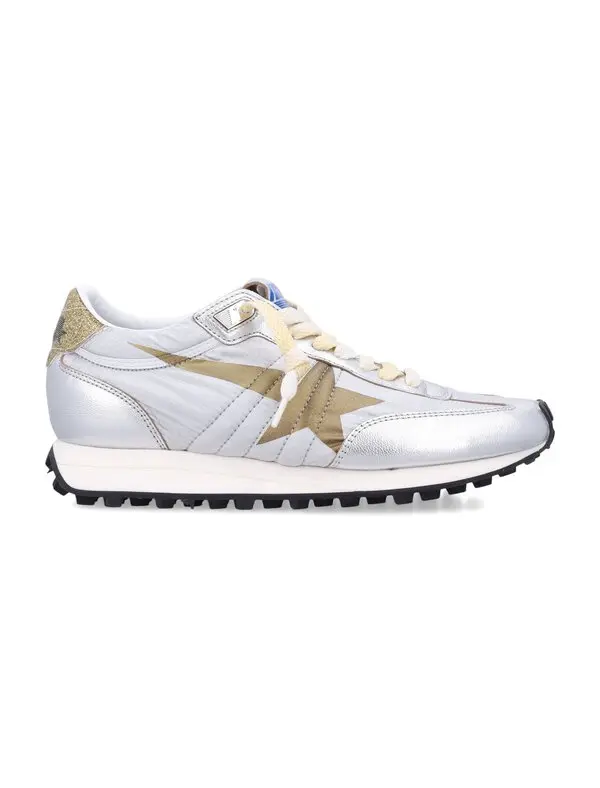 GOLDEN GOOSE Running Marathon Sneakers - Silver