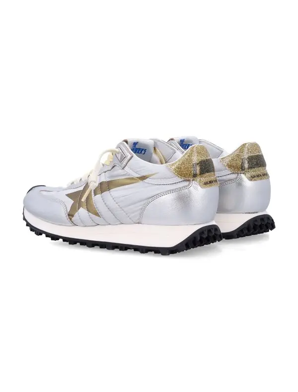 GOLDEN GOOSE Running Marathon Sneakers - Silver