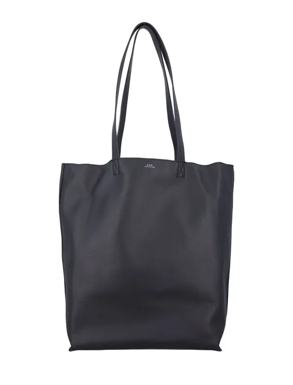 A.p.c. Leather Cabas Maiko Tote Bag