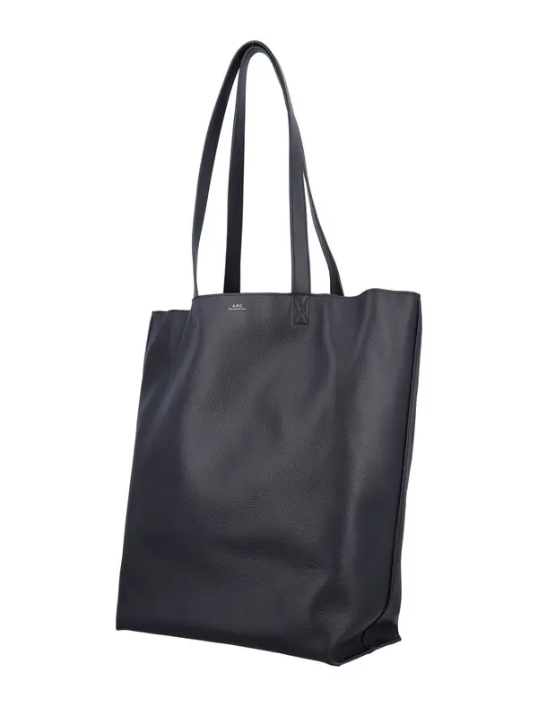 A.p.c. Leather Cabas Maiko Tote Bag