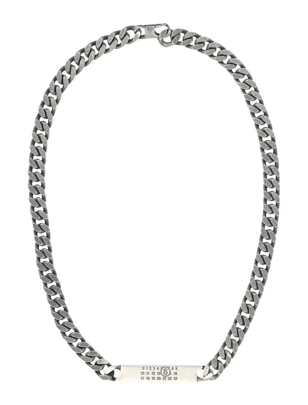 MAISON MARGIELA Chain Necklace - Polished Palladio