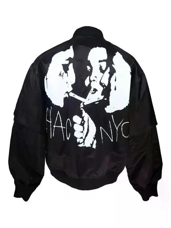 HACULLA. Appliqué-embellished Bomber Jacket