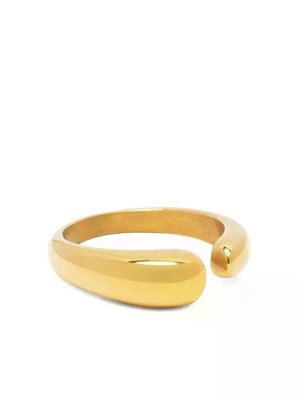 NIALAYA JEWELRY Curved-ends Fashion Ring - Gold