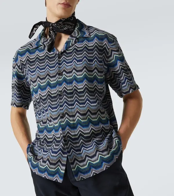 Missoni Zigzag Cotton Shirt - Multicoloured