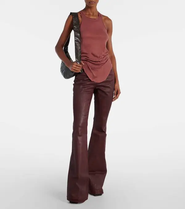 Rick Owens Bolan High-rise Bootcut Jeans
