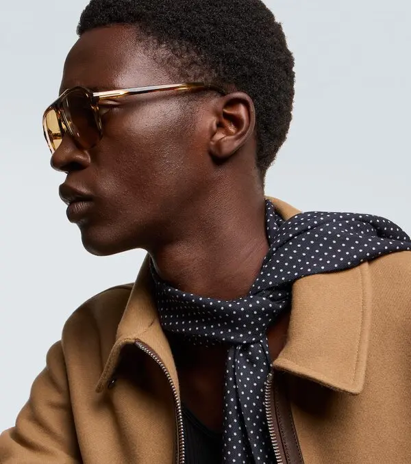 TOM FORD Autari Aviator Sunglasses