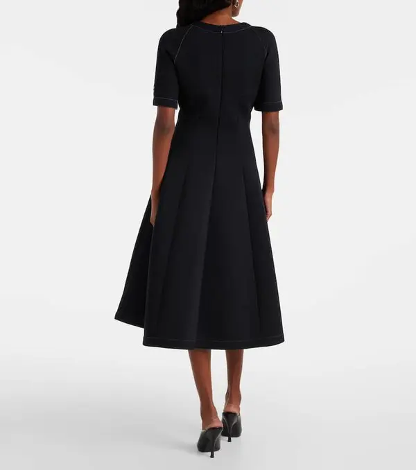 Marni Cotton-blend Jersey Midi Dress