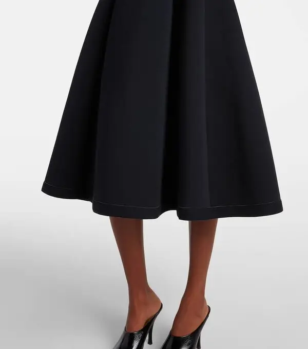 Marni Cotton-blend Jersey Midi Dress