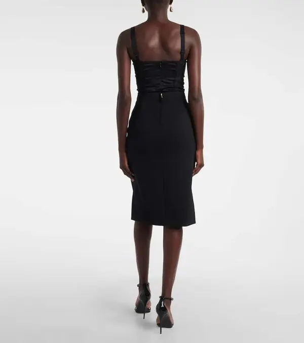 Dolce & Gabbana High-rise Wool Midi Skirt