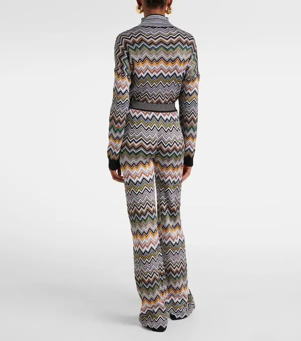 Missoni Zigzag High-rise Flared Pants