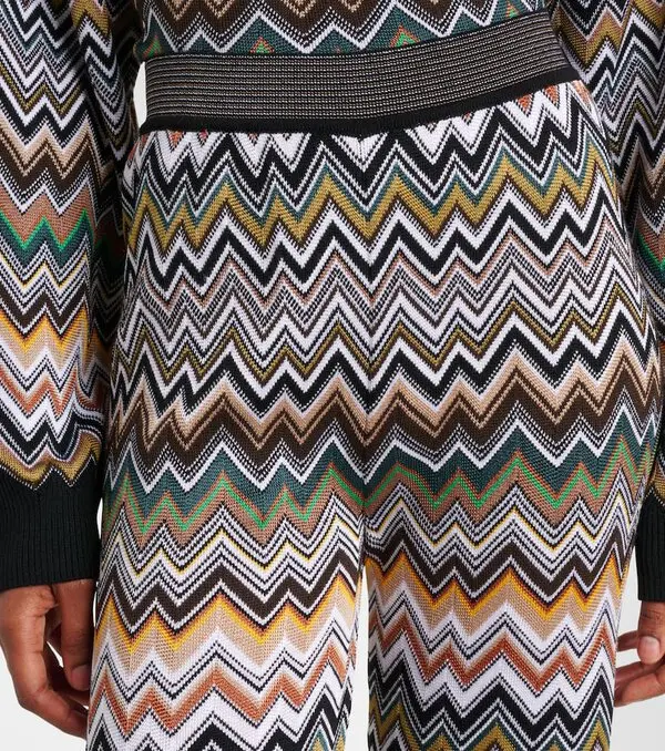 Missoni Zigzag High-rise Flared Pants