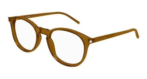 Saint Laurent Full Rim Rectangle Eyeglasses - Multicolor