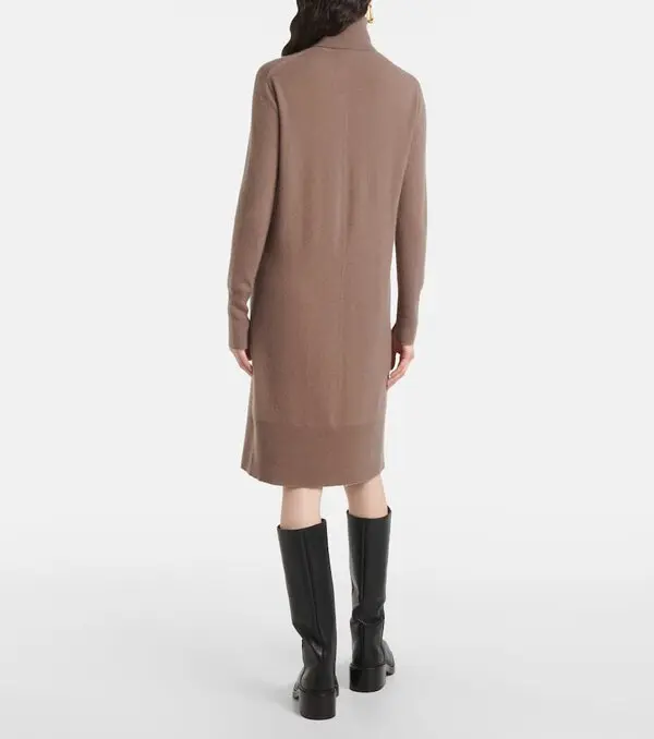 JOSEPH Cashmere Turtleneck Midi Dress