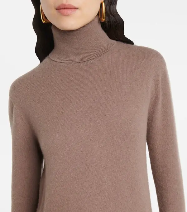 JOSEPH Cashmere Turtleneck Midi Dress
