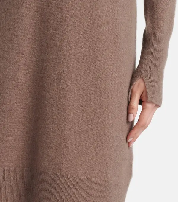 JOSEPH Cashmere Turtleneck Midi Dress