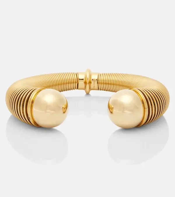 Alaïa Spiral Embellished Bracelet - Gold