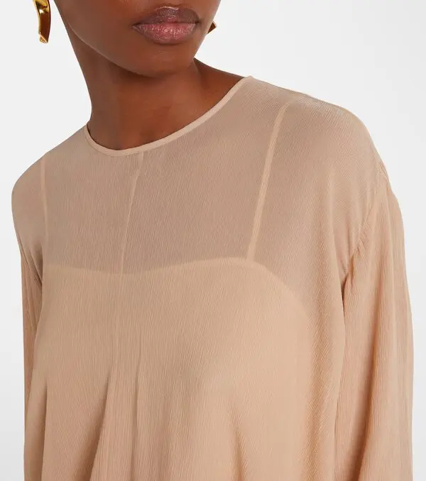 Marni Silk Top - Beige