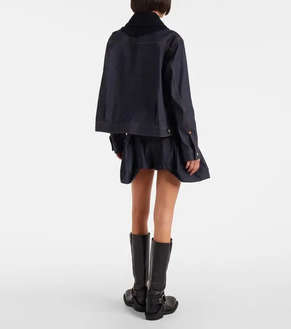 Sacai Paneled Denim Jacket