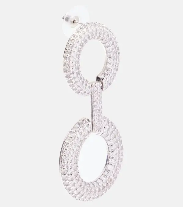 SELF-PORTRAIT Crystal-embellished Dangle Earrings