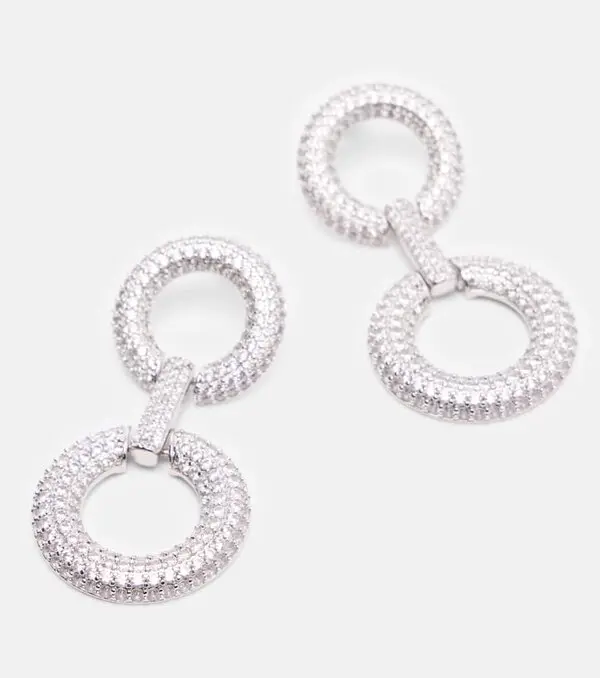 SELF-PORTRAIT Crystal-embellished Dangle Earrings