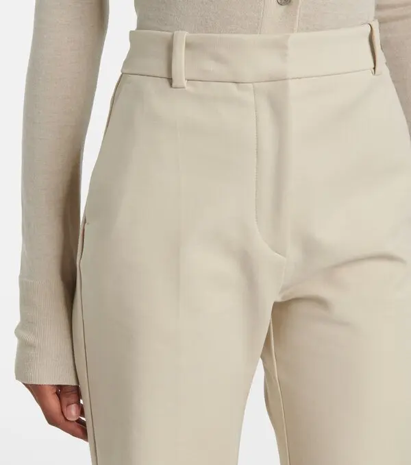 JOSEPH Tafira Cotton-blend Flared Pants