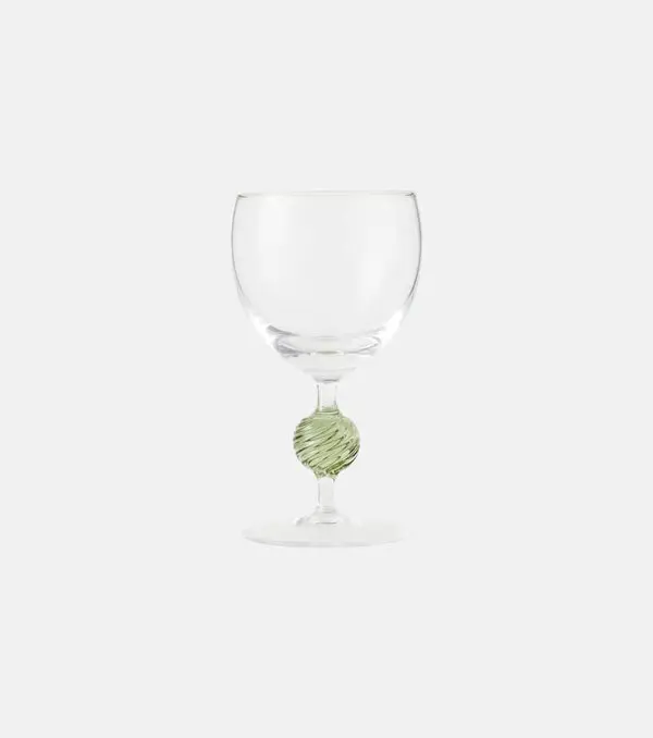 CABANA Demetra Set Of 2 White Wine Glasses - Transparent