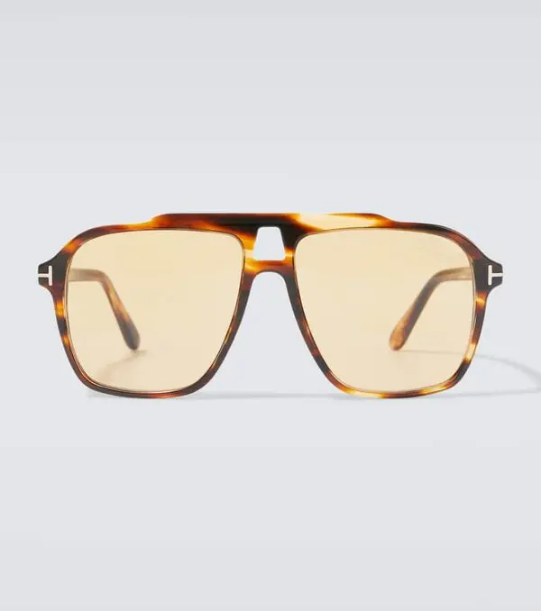 TOM FORD Aviator Sunglasses - Brown